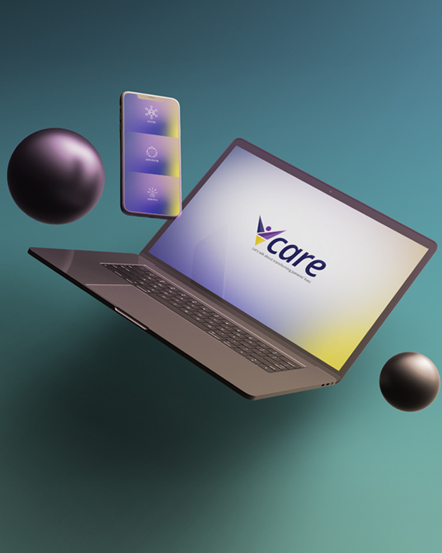 Vcare Logo | Skepper Creative Agency