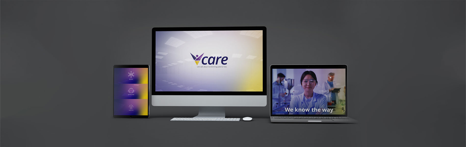 Vcare Logo | Skepper Creative Agency